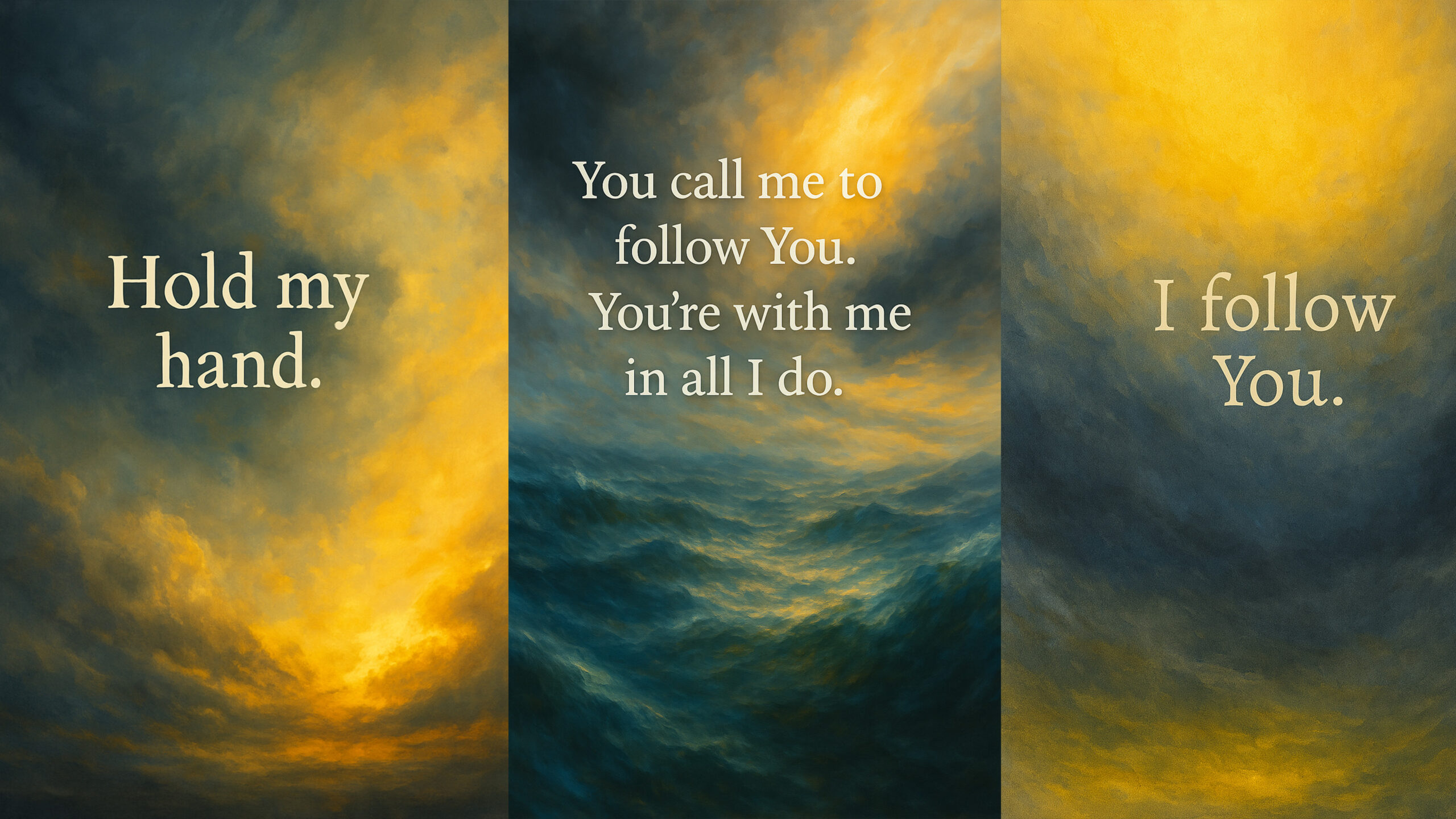 Hold My Hand | Inspired by Matthew 14:31 - Hush & Holy: A Peaceful ...